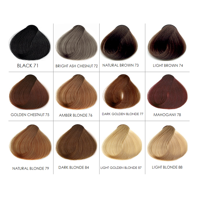 Sanotint Light naturalna farba do włosów, paleta kolorów | Sklep ...